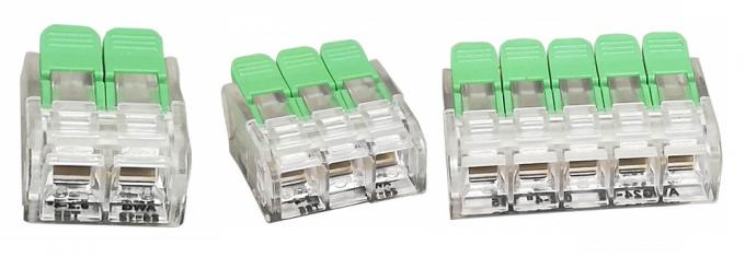 Spring Lever Quick Connect Terminal Block 5 Way 450V 32A OJ265