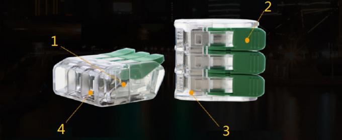 Spring Lever Quick Connect Terminal Block 5 Way 450V 32A OJ265