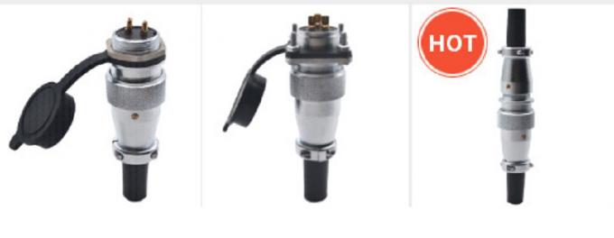 2 3 4 Pin Circular Connectors Plug And Socket Docking Connectors 25A 500V