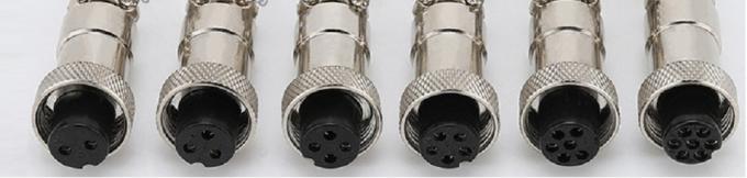 IP67 Waterproof GX12 Panel Mounting Connector Plug Set Female And Male ...