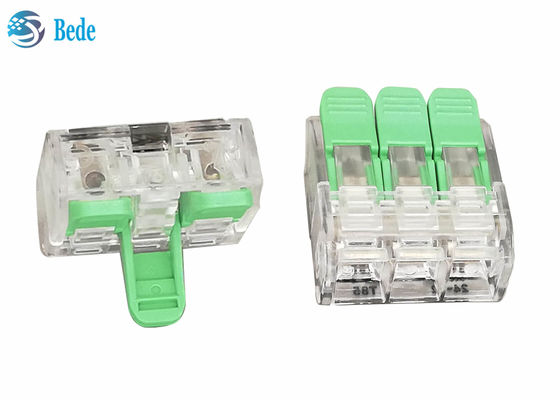 Lever Wire Splicing Connector Quick Terminal Blocks 3 ways 450V 32A OJ263