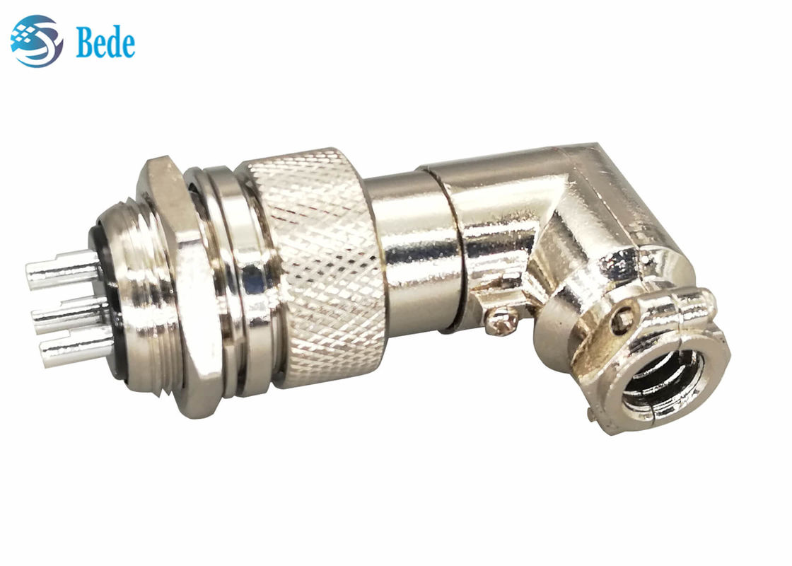 GX 20 Elbow Aviation Connector Plug Panel Mounting Connectors 90 ...