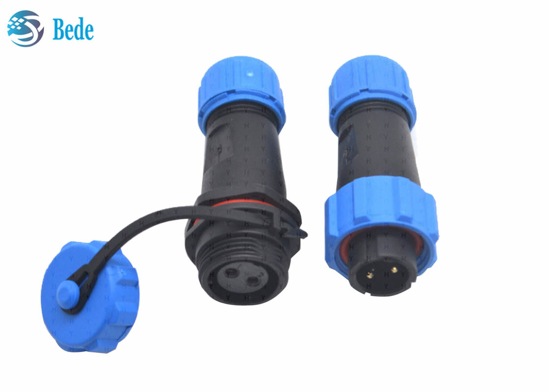 2 3 4 5 6 7 9 Pin M17 Waterproof Cable Connectors Cable To Cable ...