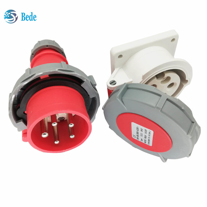 Waterproof IP67 Industrial Plug Sockets 5Pins 3P+N+E 16Amp and 32Amp ...