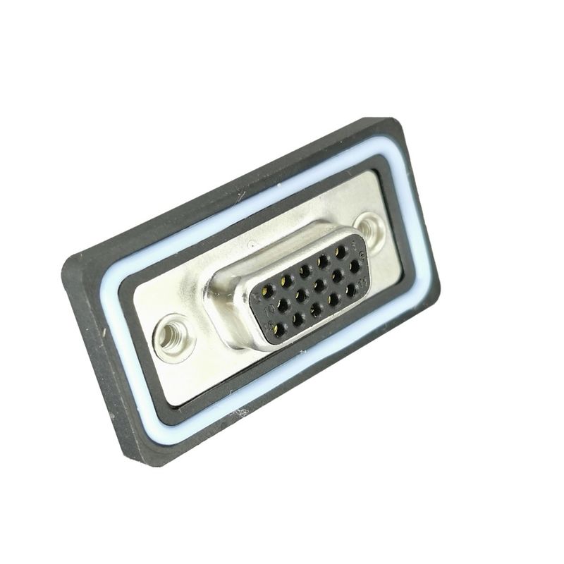 D-SUB 15PIN Female Connector 500V Voltage Rating Electronic Waterproof ...