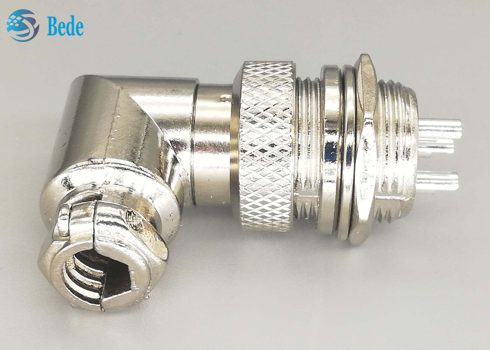 Zinc Alloy Material Gx16 3 Pin Connector Plug And Socket Kits Elbow ...