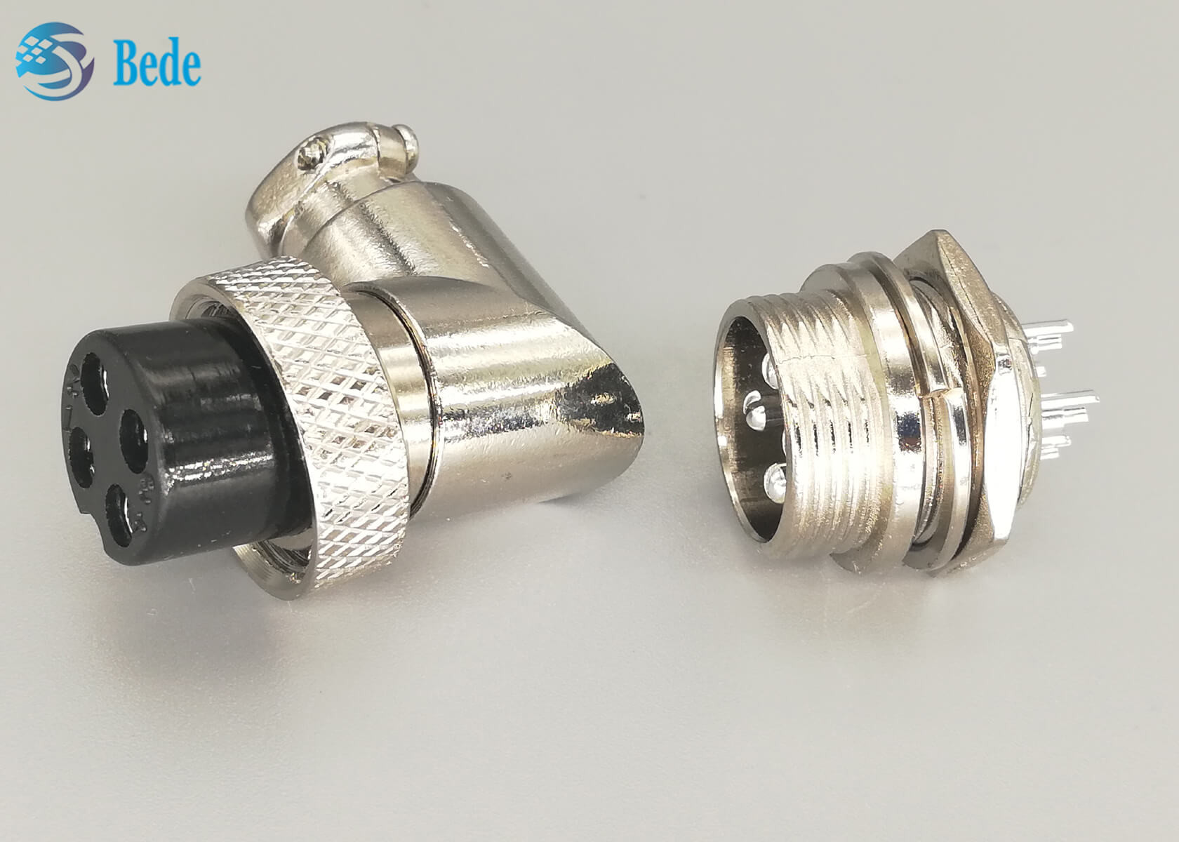 Aircraft Gx16 4 Pin Connector Set Plug And Socket Kits Elbow Panel ...