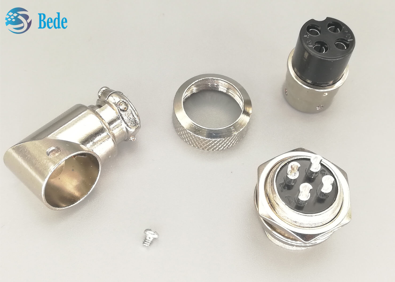 Aircraft Gx16 4 Pin Connector Set Plug And Socket Kits Elbow Panel ...