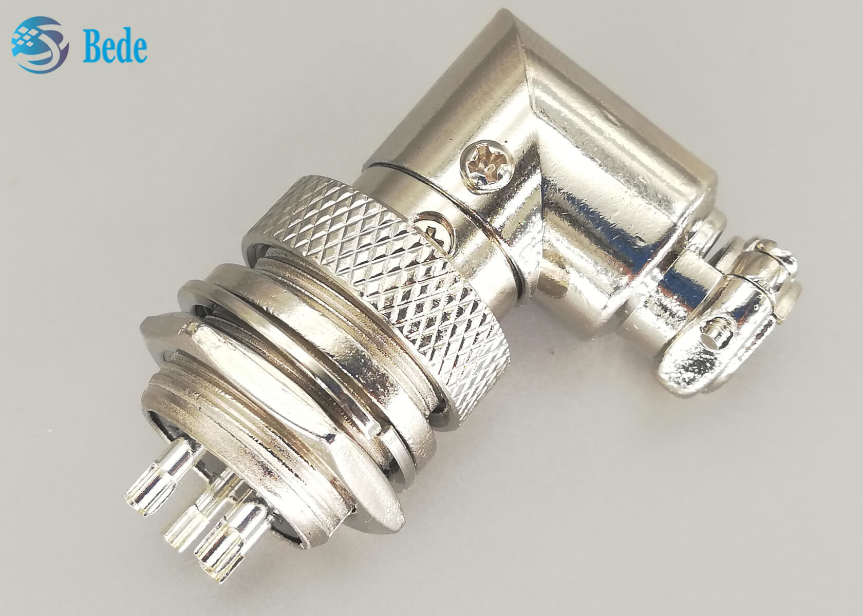 Aviation Gx16 5 Pin Right Angle Connector Male And Female Sets With All ...