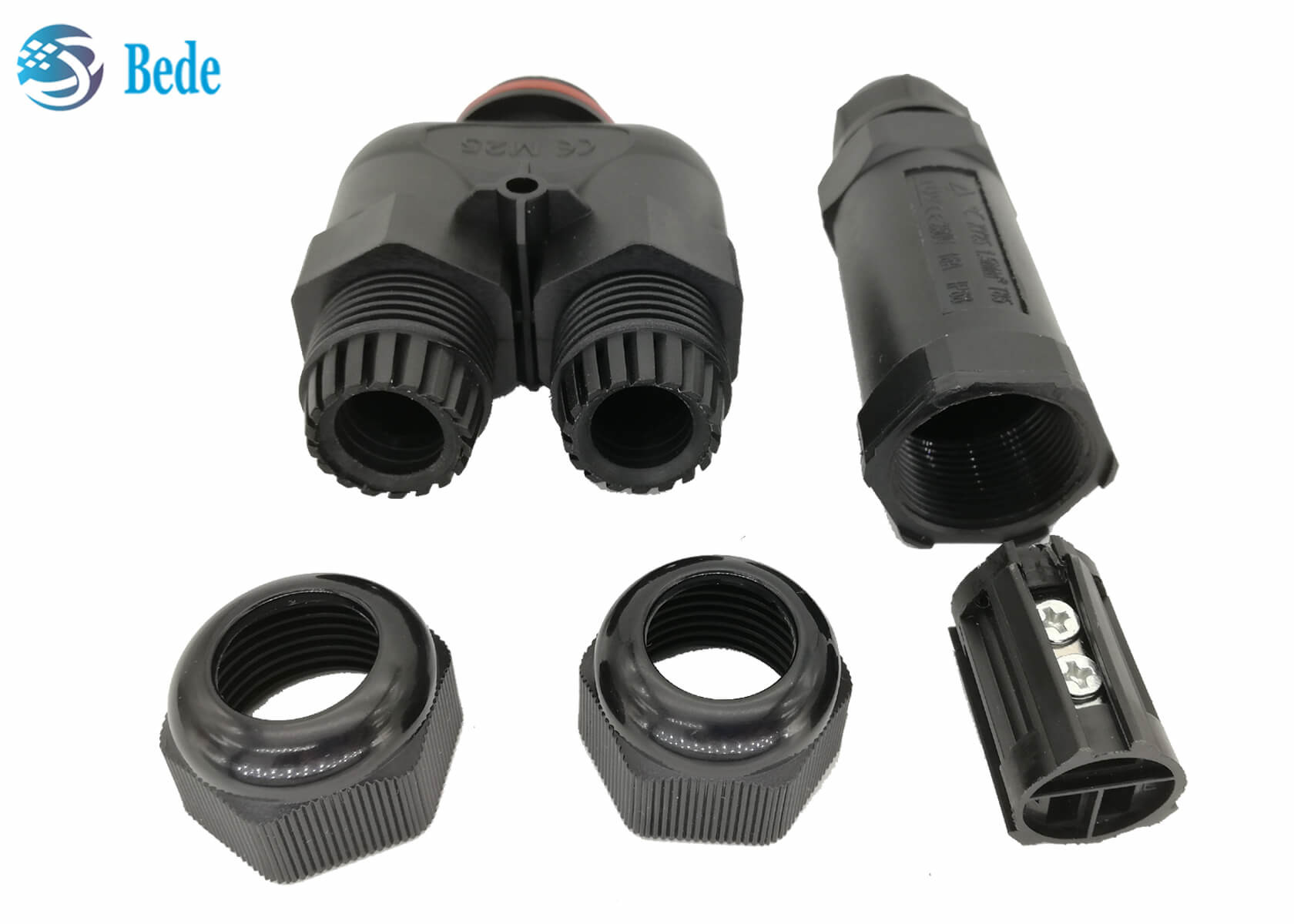 Y Type 3 Channel 2 3 4 5 Pin Waterproof Electrical Connectors Ip68 250v ...