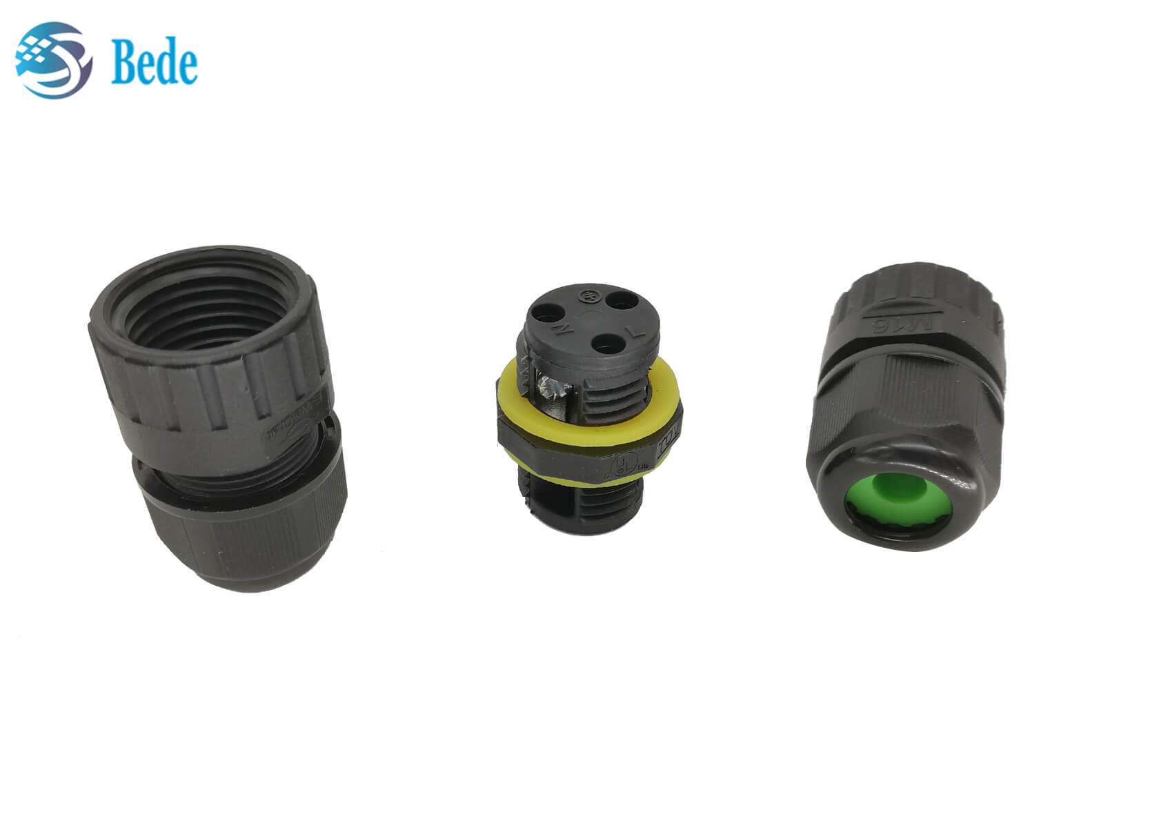 Ip68 M20 2 Pin Waterproof Wire Connectors 3 4 5 6 Pins 2 Poles For ...