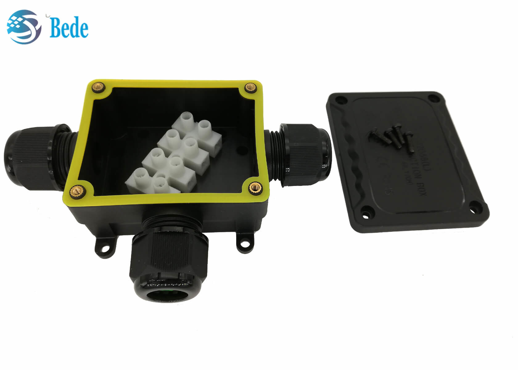 IP68 Waterproof Junction Box Weatherproof Outlet Box 3 Channel 450V T Type