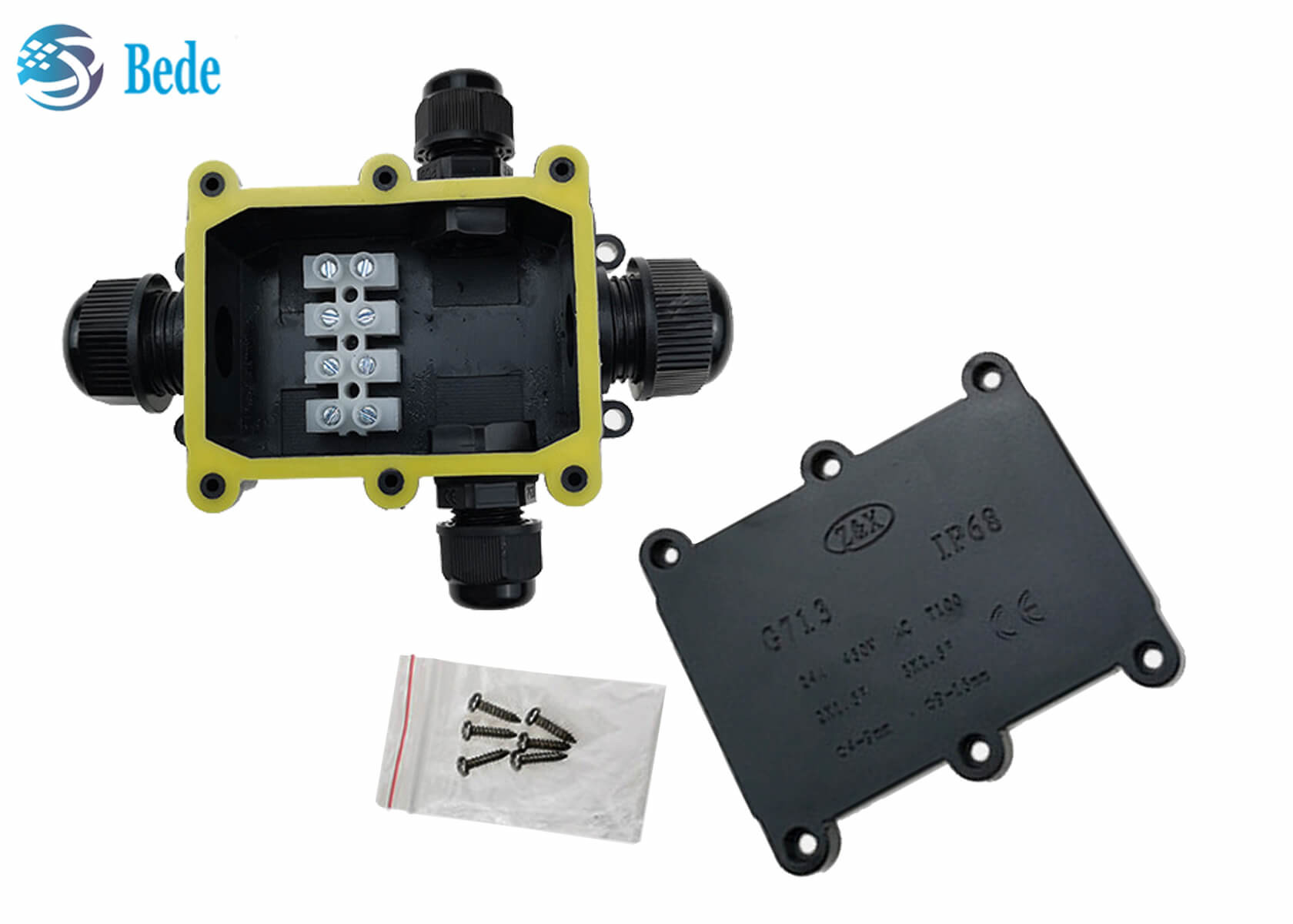 Underground Waterproof Electrical Junction Box 2 3 4 5 6 Channel 450V ...