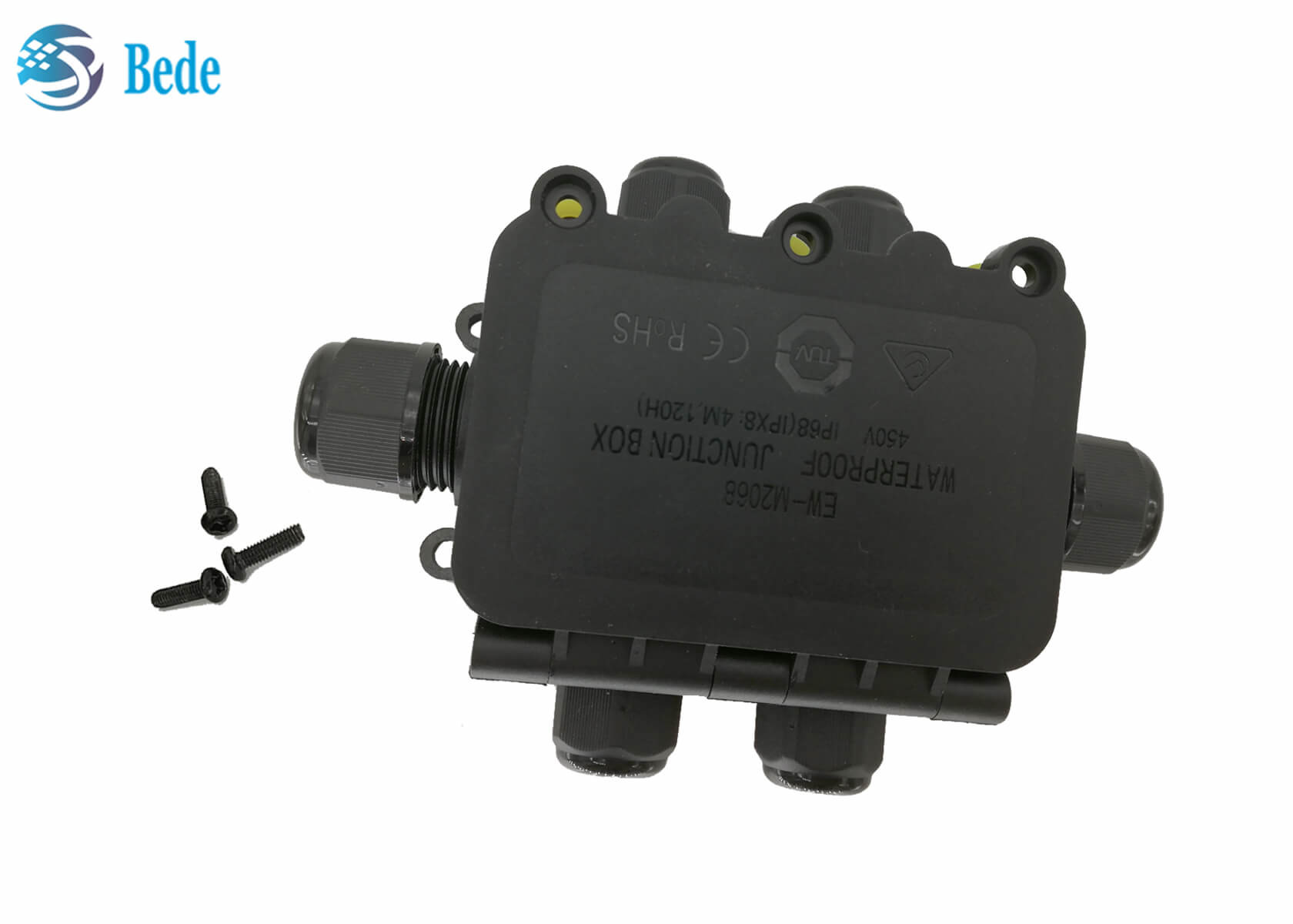 IP68 Waterproof Junction Box Weatherproof Outdoor Cable wiring Box 6 ...