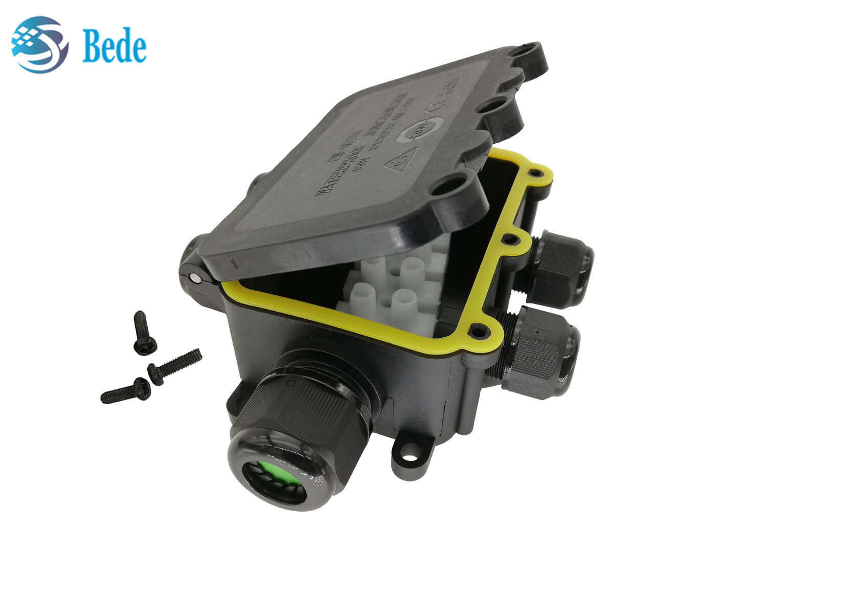 IP68 Waterproof Junction Box Weatherproof Outdoor Cable wiring Box 6 ...