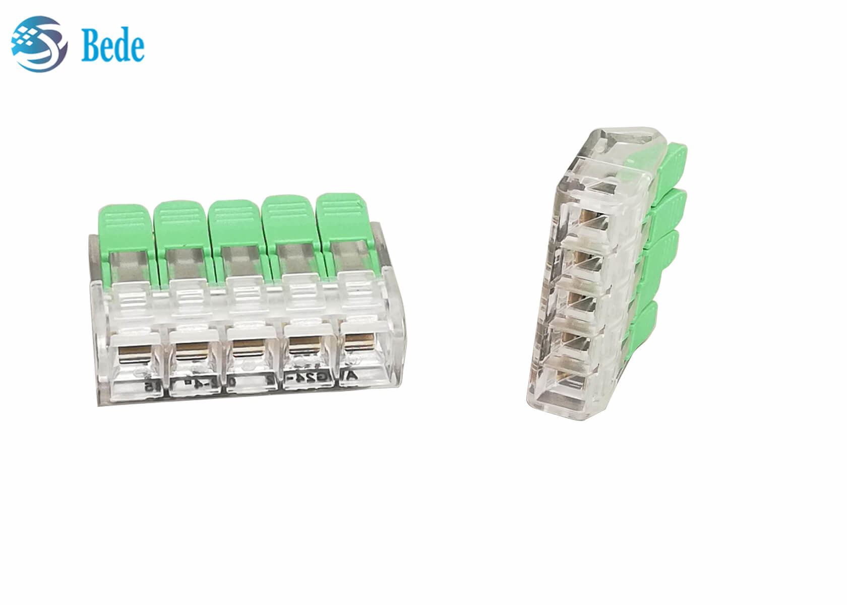 Spring Lever Quick Connect Terminal Block 5 Way 450V 32A OJ265