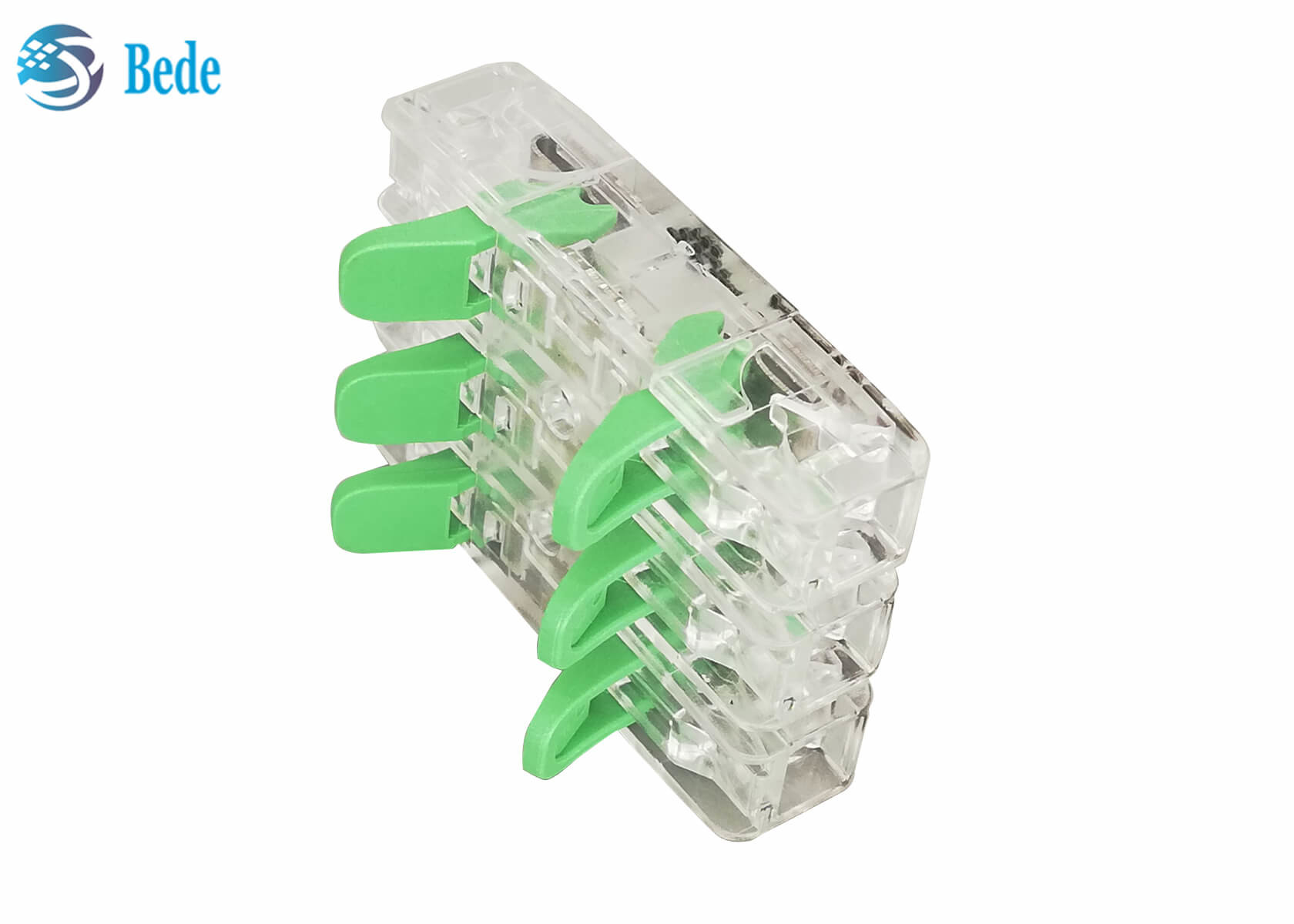 Universal Wire And Cable Quick Wire Connector PA66 3 Input 3 Output 450V