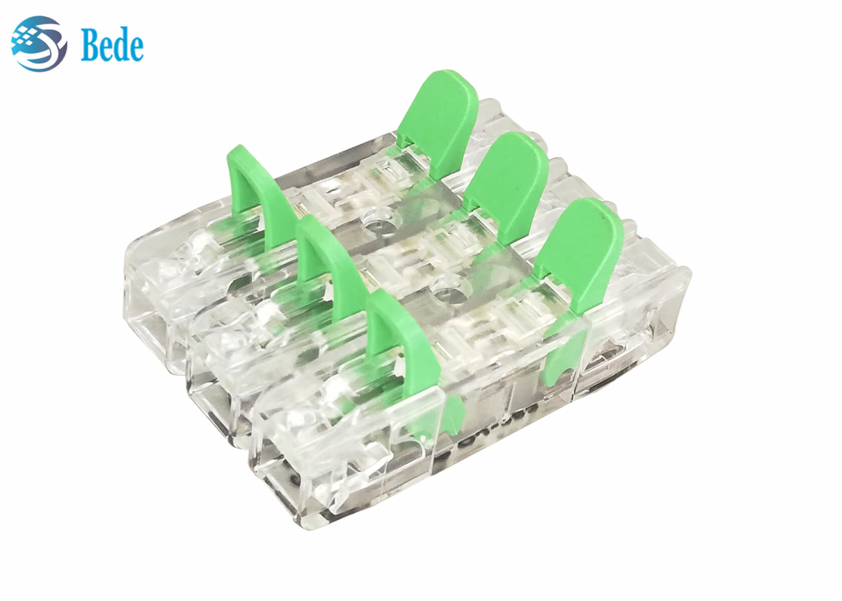 Universal Wire And Cable Quick Wire Connector PA66 3 Input 3 Output 450V