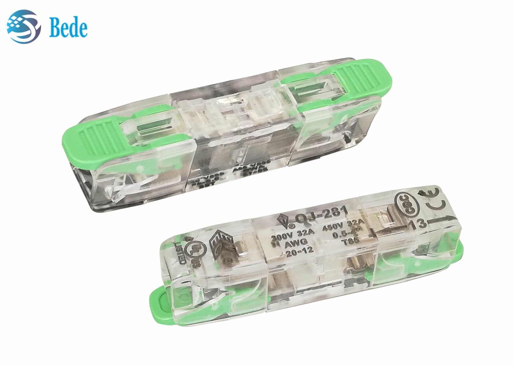 1 Way Quick Terminal Block Universal Wire And Cable Push In Connector ...