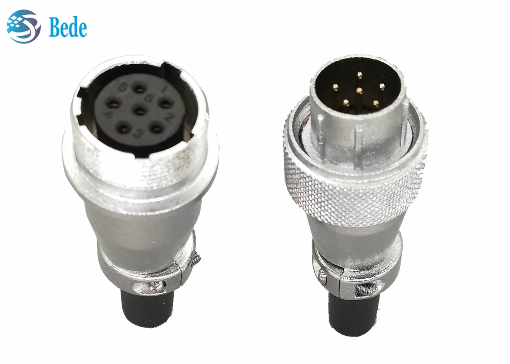 Round 4 Pin Circular Connector Female Male Docking Connectors 4 5 6 ...