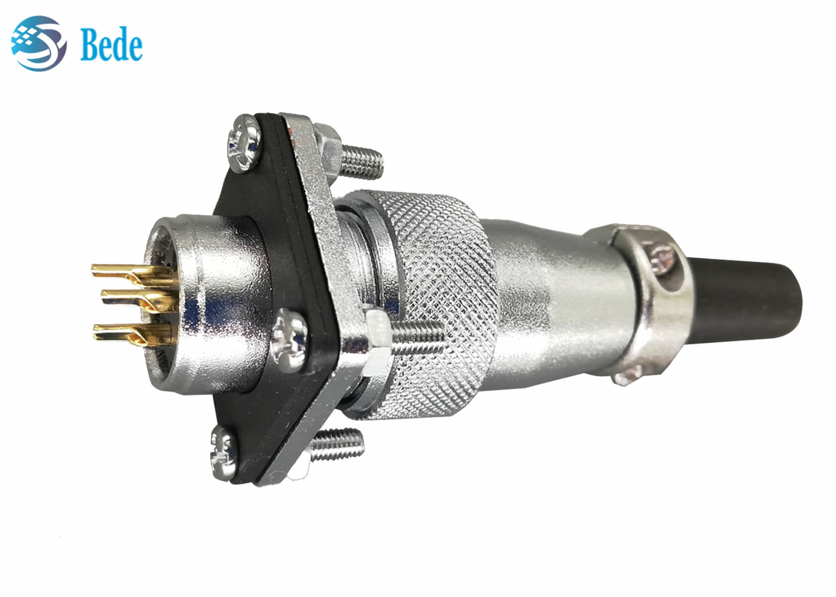 Square Flange And Dust Cover WS20 Circular Connectors With 2 3 4 Pin ...