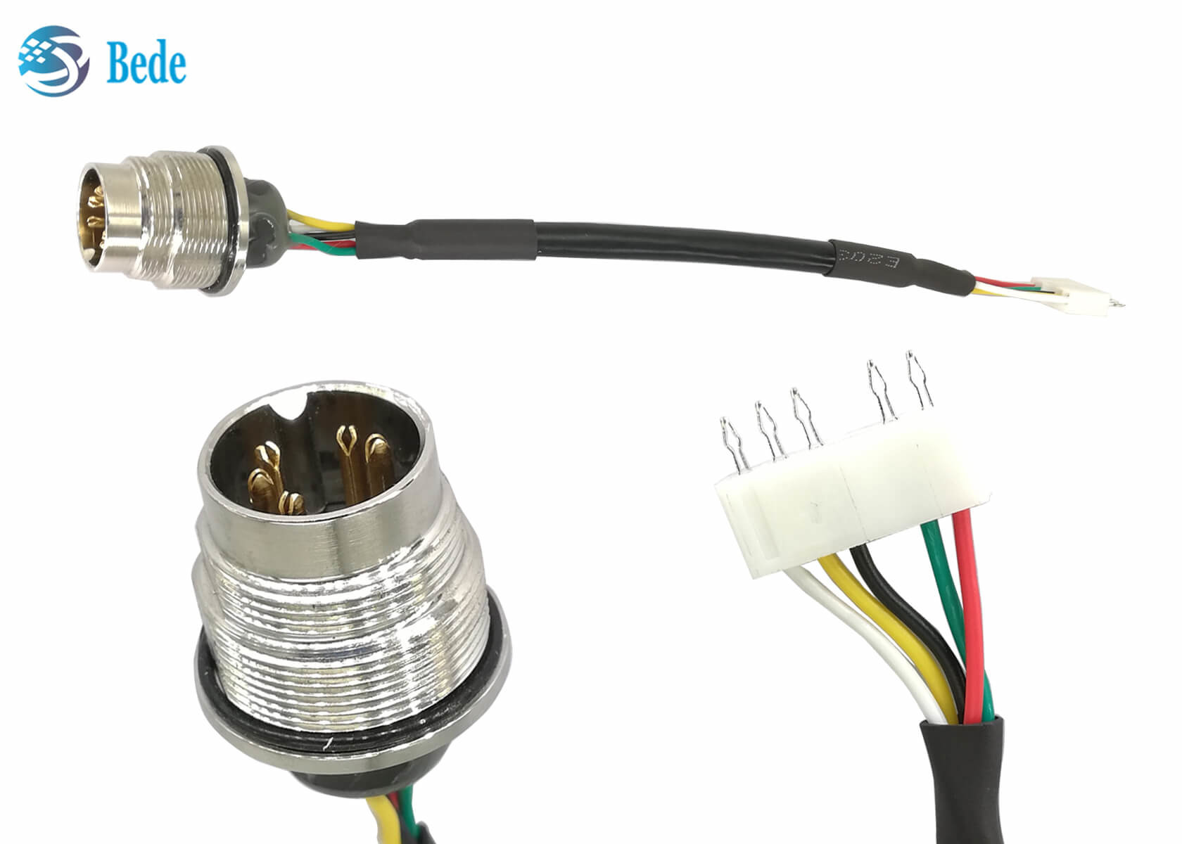 AISG RET Cables AISG Rear Panel Mounting Male Contacts To 5 Pins Crimp ...