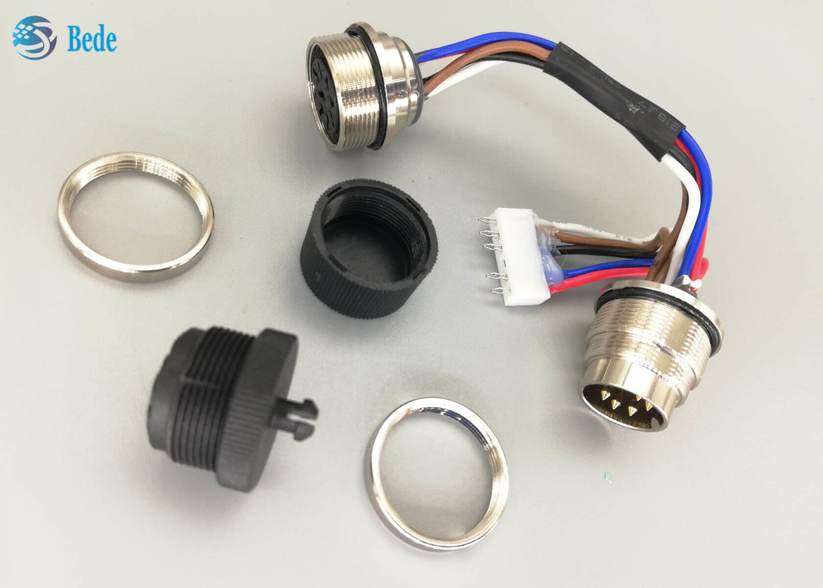 AISG Inner RET Control Cables Male To Female And SCN2.54-6P Plug IP67