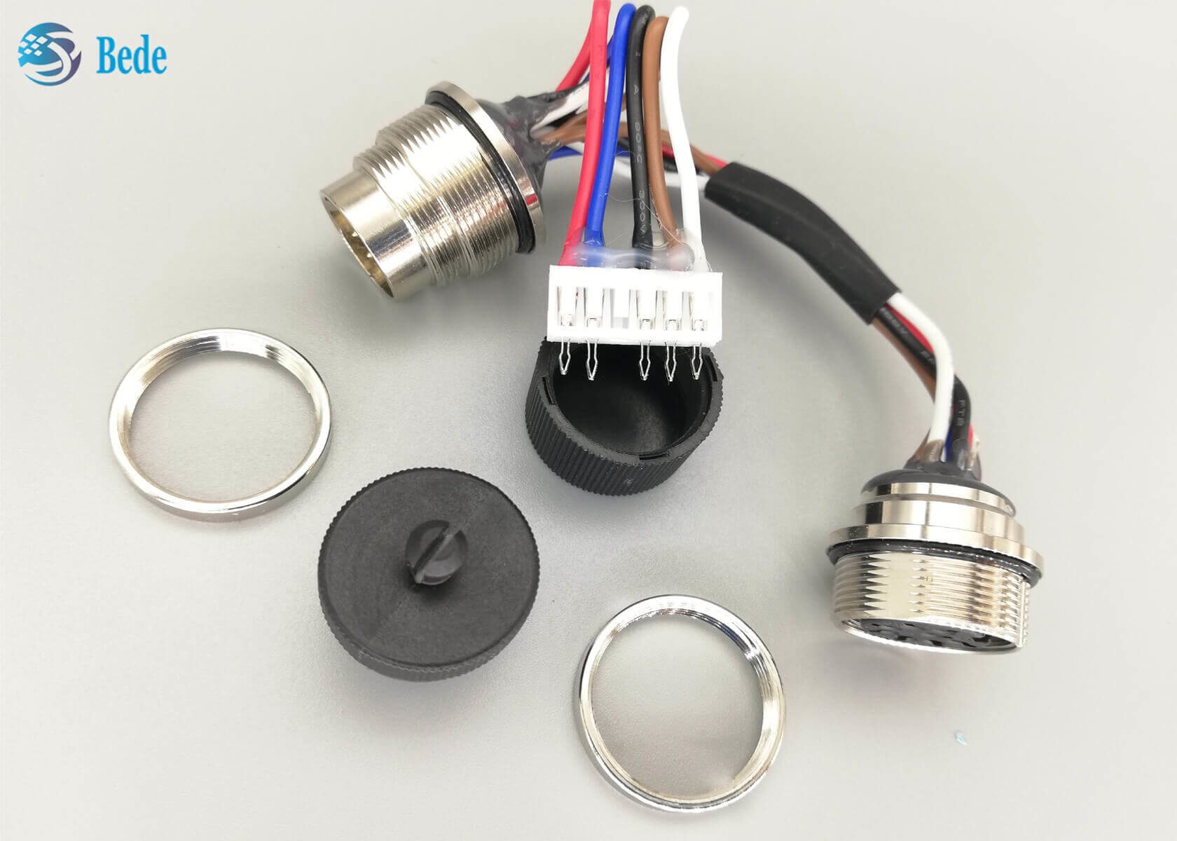 AISG Inner RET Control Cables Male To Female And SCN2.54-6P Plug IP67