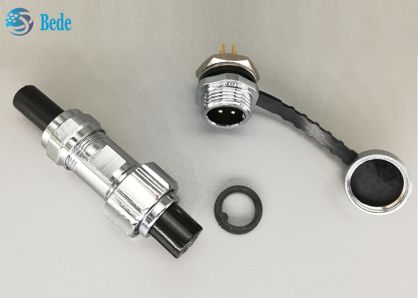 IP68 M16 Waterproof Circular Connectors Panel Mounting 6~10 Pin 4A 200V