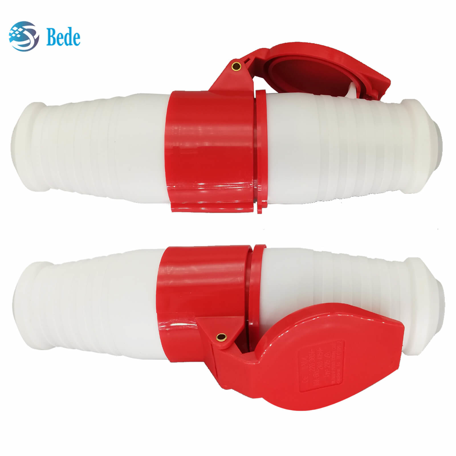 5 Pins Industrial Plug & Socket Industrial Power Connector IP44 AC380 ...