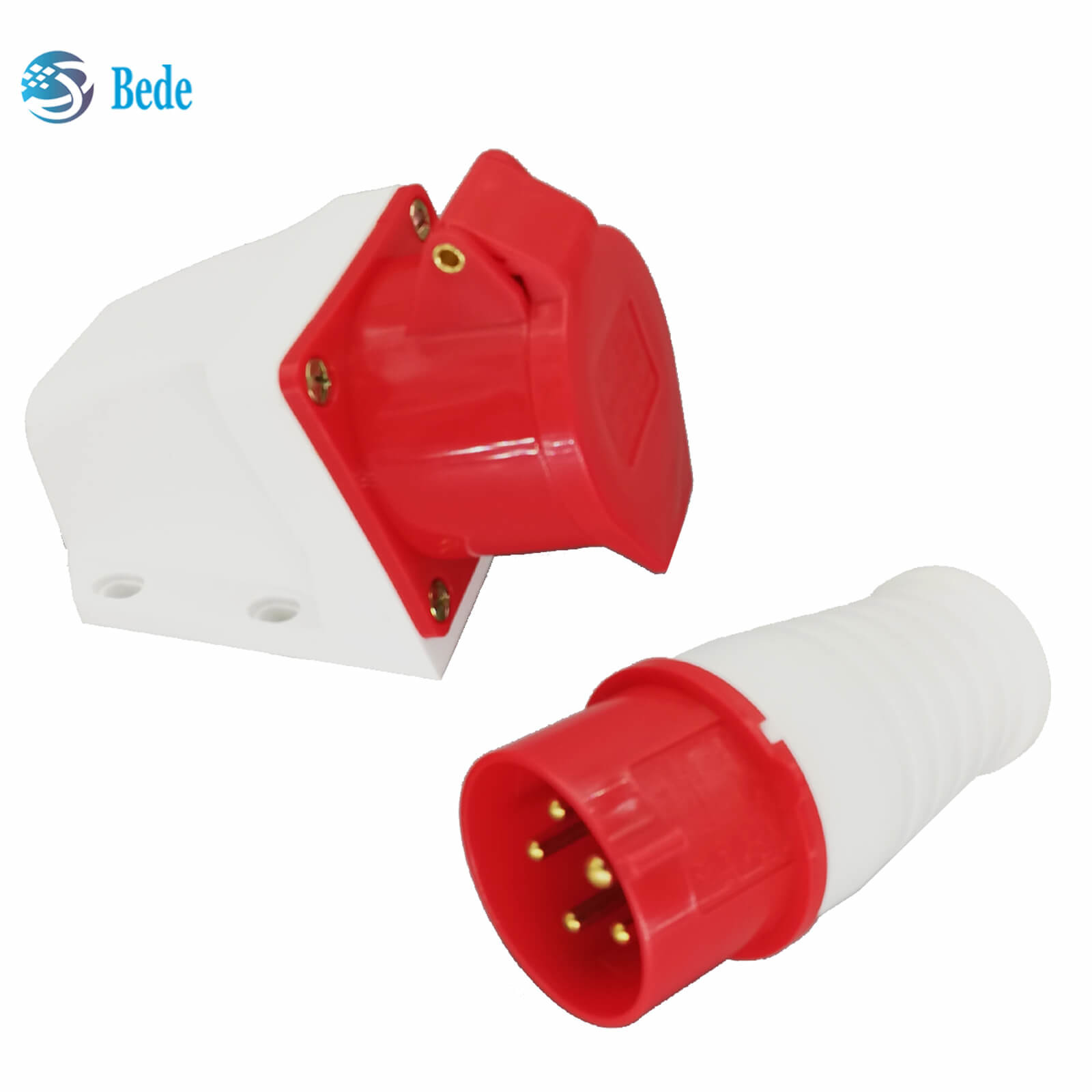 Commando Connector Plug And Socket IEC 60309 380-415V 16Amp Wall ...