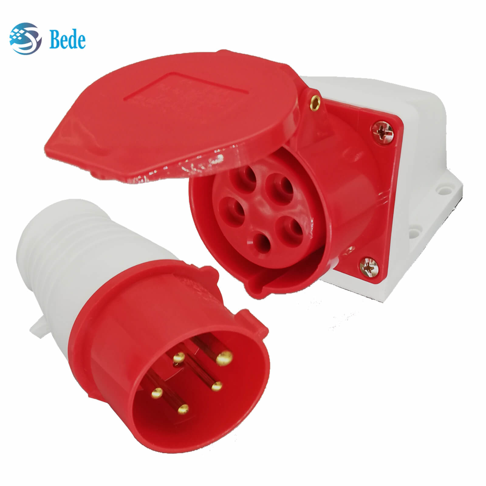 Commando Connector Plug And Socket ICE 60309 380-415V 16Amp Wall ...