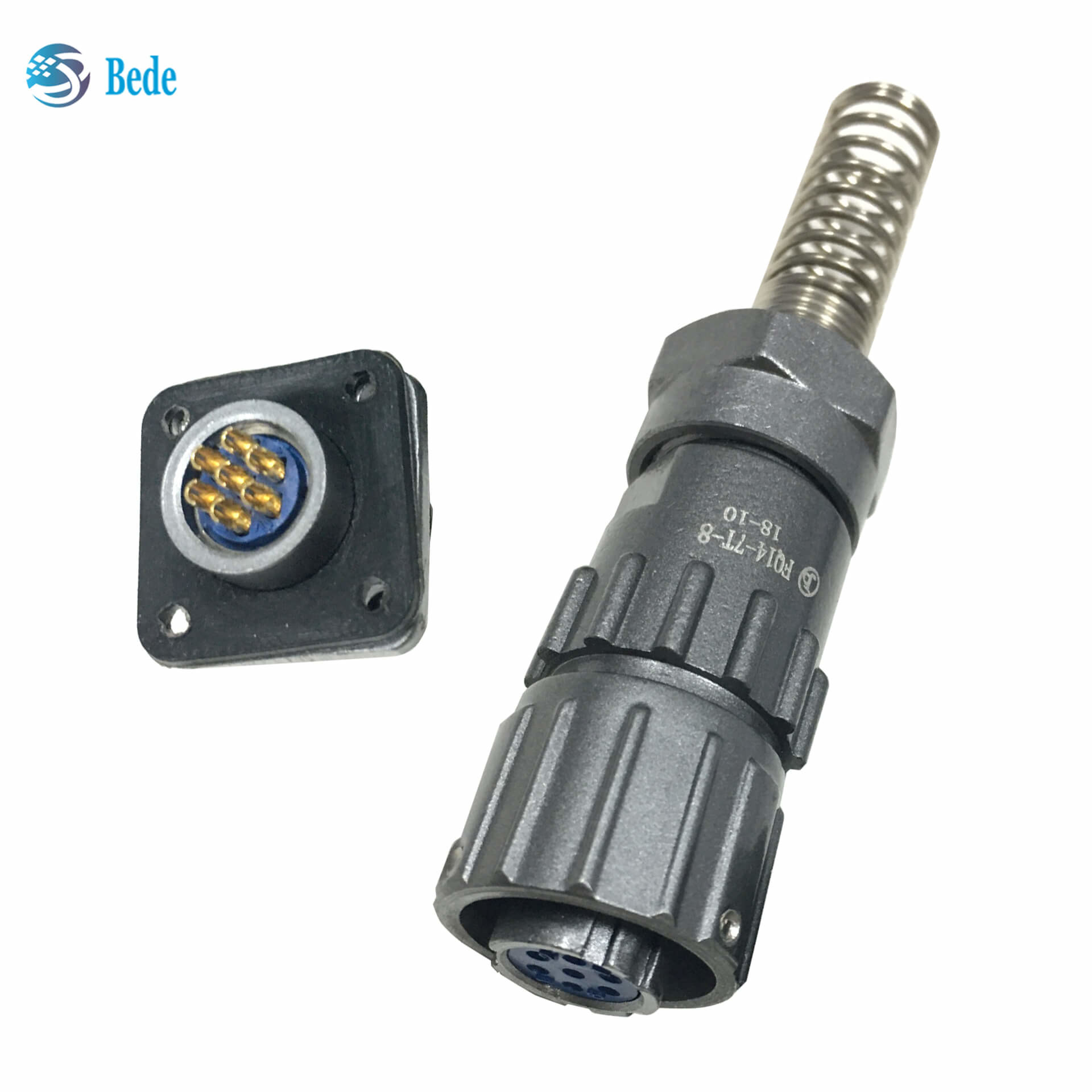 Industrial Circular Connectors FQ 14 Series Waterproof Military Industry