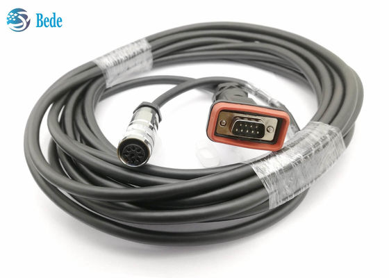 Waterproof HUAWEI AISG Cable DB9 to M16 8 Pin Female 5 Meters Length