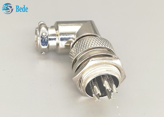 Aviation Gx16 5 Pin Right Angle Connector Male And Female Sets With All ...