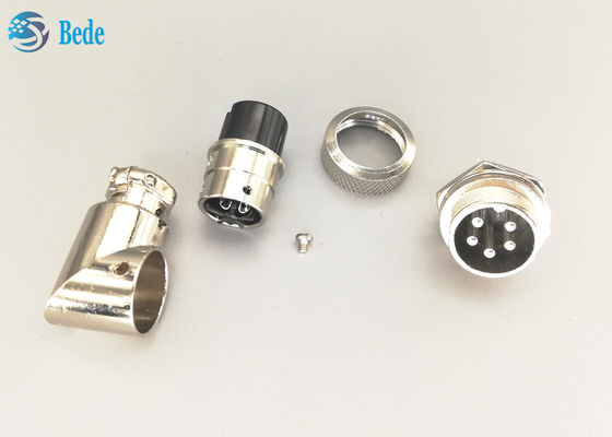 Aviation Gx16 5 Pin Right Angle Connector Male And Female Sets With All ...
