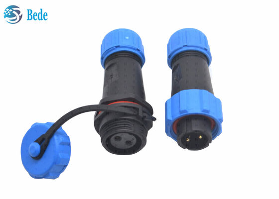 2 3 4 5 6 7 9 Pin M17 Waterproof Cable Connectors Cable To Cable ...