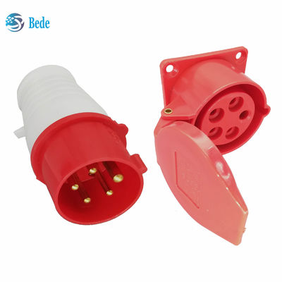Buy ip44 industrial 3 pin plug and socket, Good quality ip44 industrial ...